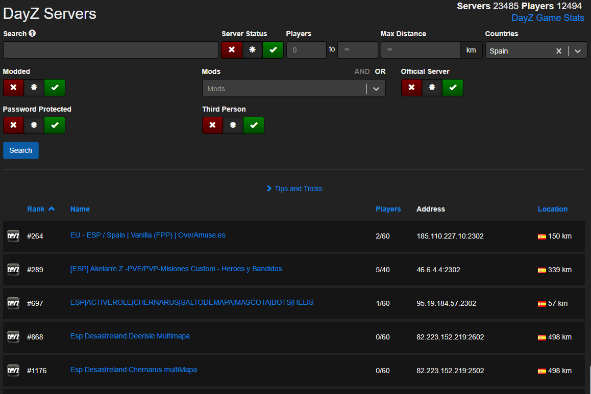 Top 1 en la web de Battlemetrics para servidores españoles | OverAmuse